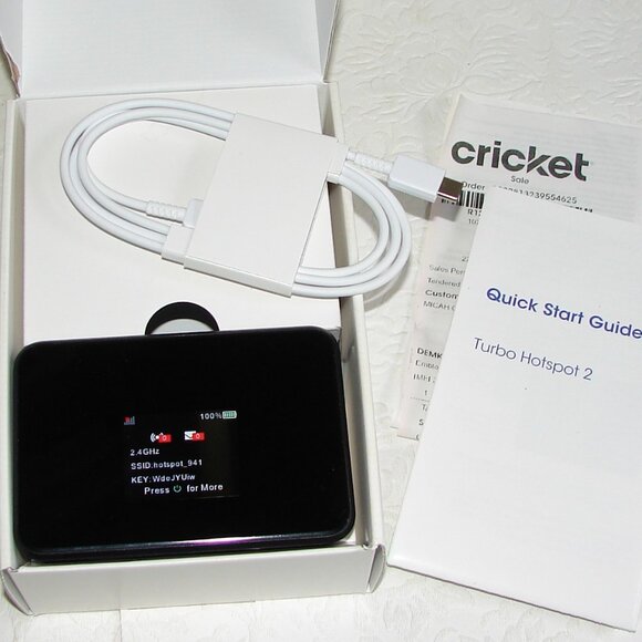 Cricket | Other | Cricket Turbo Hotspot 2 Mobile Wifi Modem 8222 ...